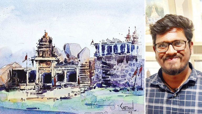A Temple Tour, in Watercolour ! - Star of Mysore
