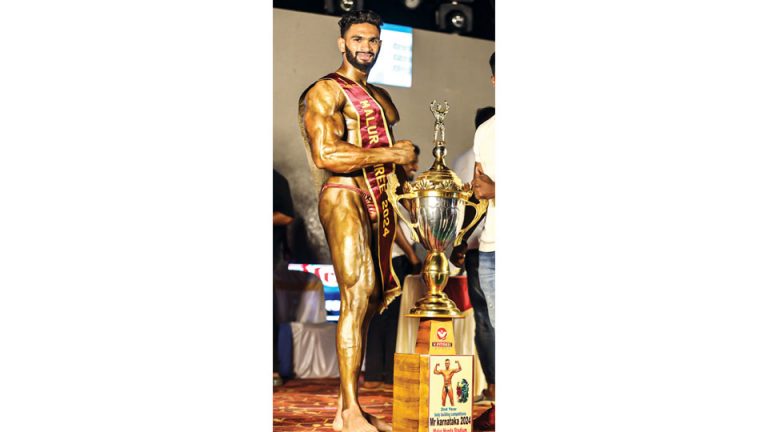 Wins State-level Body Building Competition - Star of Mysore