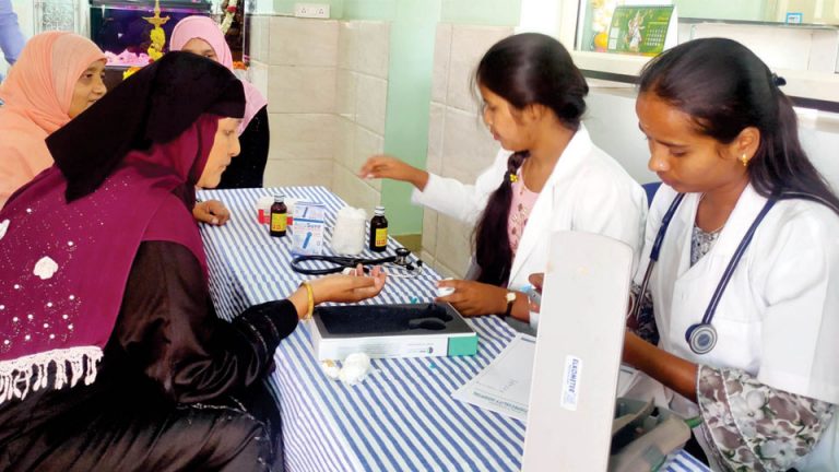 Free health check-up camp held at Srinivasa Multi-Speciality Hospital - Star of Mysore