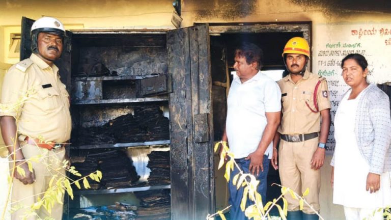 Short Circuit: Documents destroyed in fire at PHC - Star of Mysore