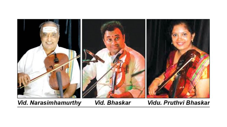 Ganabharathi to host grand violin concert by Mysuru trios - Star of Mysore