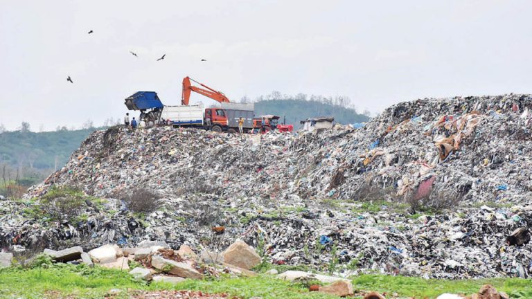 Seven lakh tonne solid waste at Sewage Farm: Finally, clearance drive ...