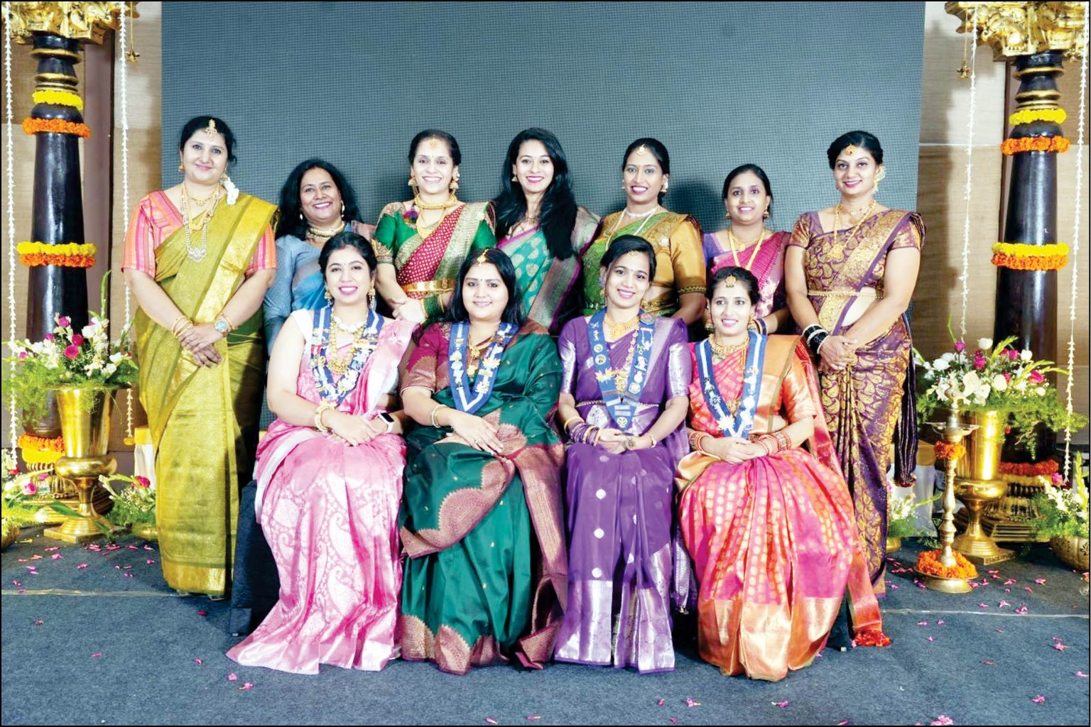 Office-bearers of Mysore Elite Ladies Circle 141 - Star of Mysore