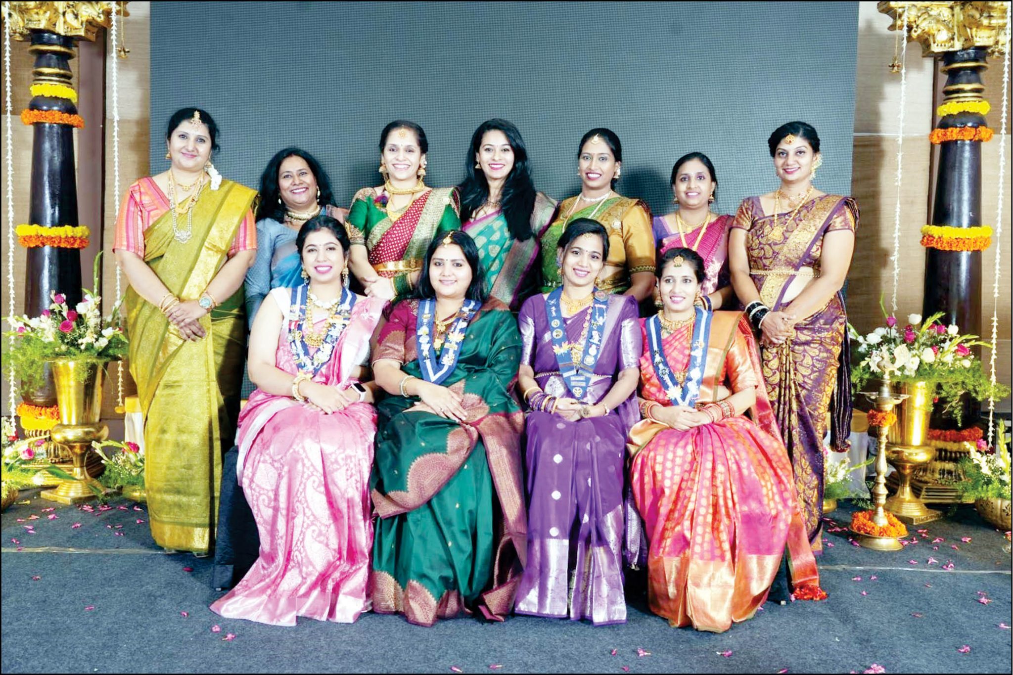 Office-bearers of Mysore Elite Ladies Circle 141 - Star of Mysore