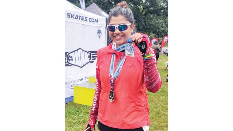 Excels in NYC Skate 5K Marathon - Star of Mysore
