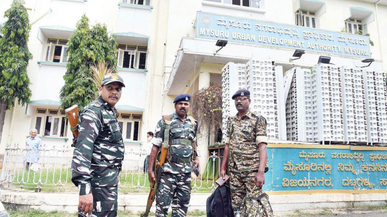 ED raids MUDA - Star of Mysore