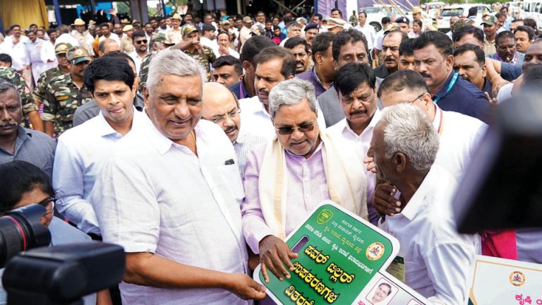 CM launches dev. works worth Rs. 501 crore in his Varuna Constituency ...