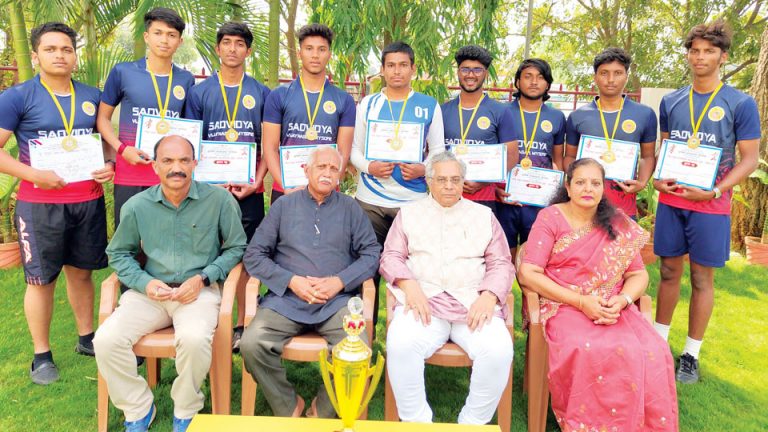Sadvidya selected for State-level Handball Championship - Star of Mysore