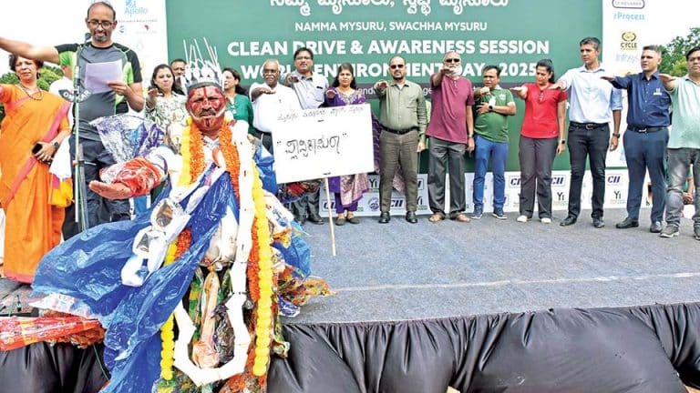 Thousands take part in cleanliness campaign - Star of Mysore