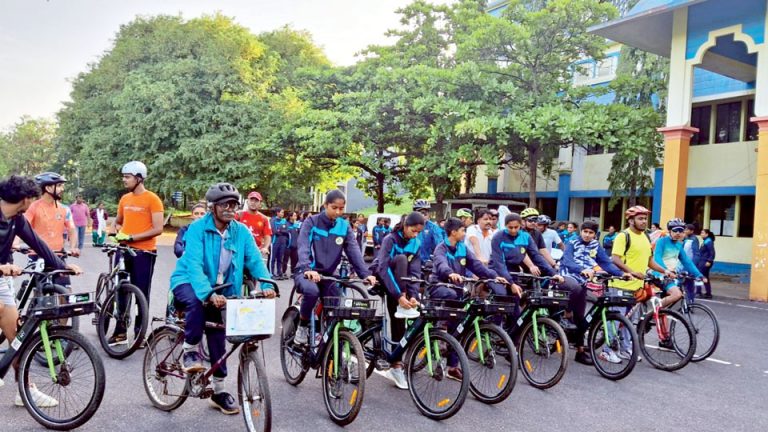 Tiranga cycle rally held as part of World Bicycle Day - Star of Mysore