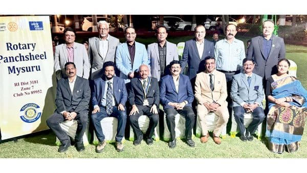 New team of Rotary Panchsheel Mysore - Star of Mysore