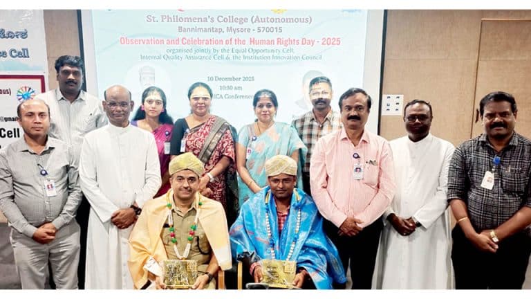 St. Philomena's College observes Human Rights Day - Star of Mysore