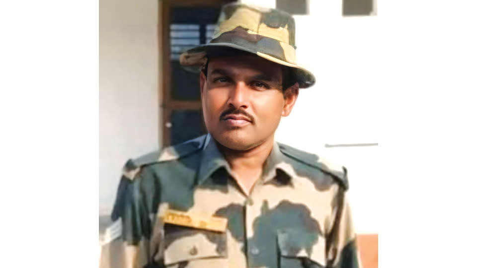 BSF Soldier from city passes away in Jammu - Star of Mysore