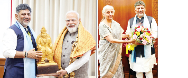 DKS meets Modi and Sitharaman, seeks push for Karnataka projects - Star ...